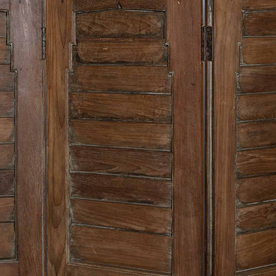 3 Panel Solid Timber Louvre Screen – MerchantCampbell